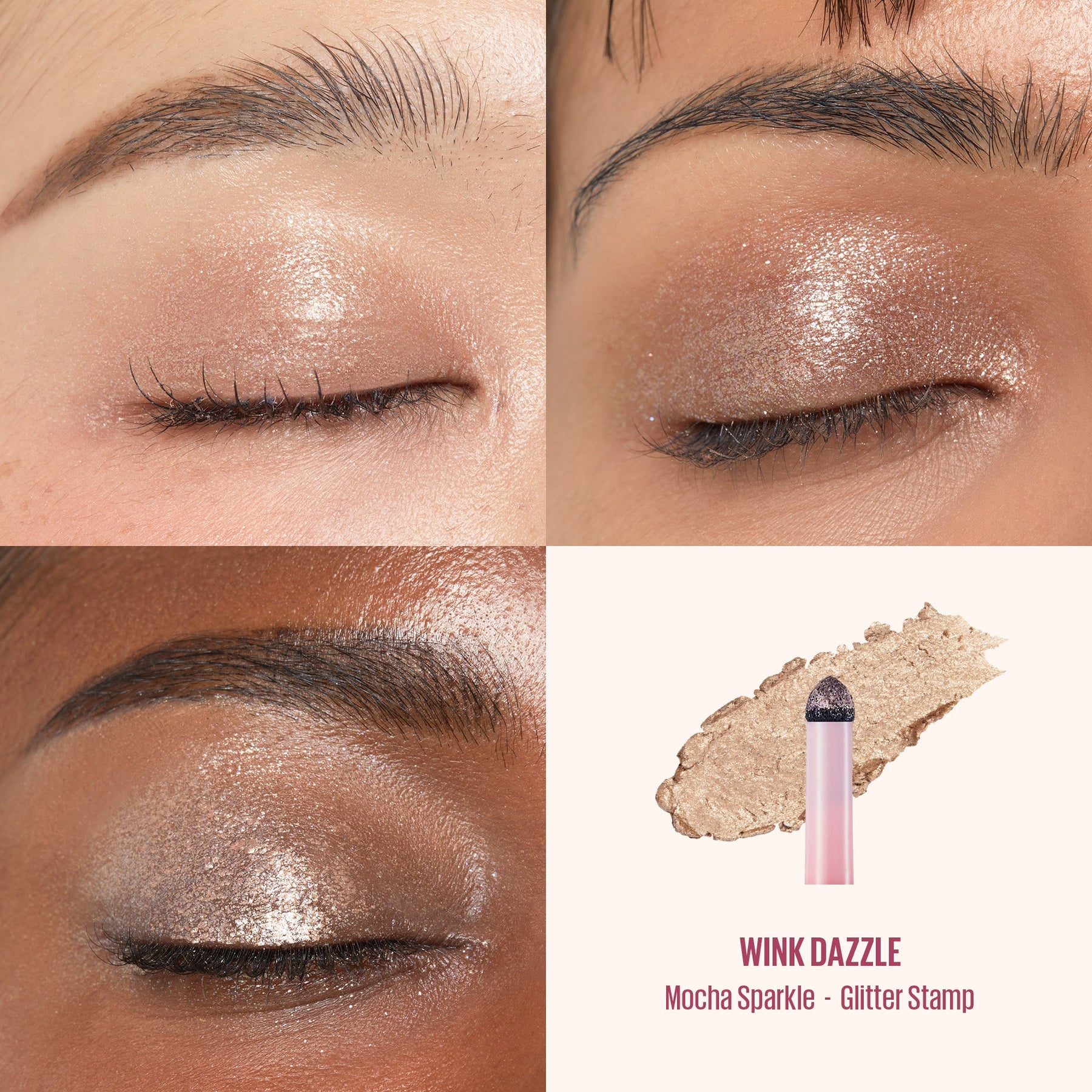 Wink Dazzle | Eyeshadow & Glitter Multi Stick | Kaja Beauty